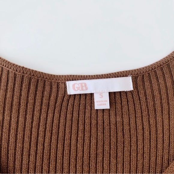 Gianni Bini | Dresses | Gianni Bini Brown Ribbed Bodycon Dress Nwot ...